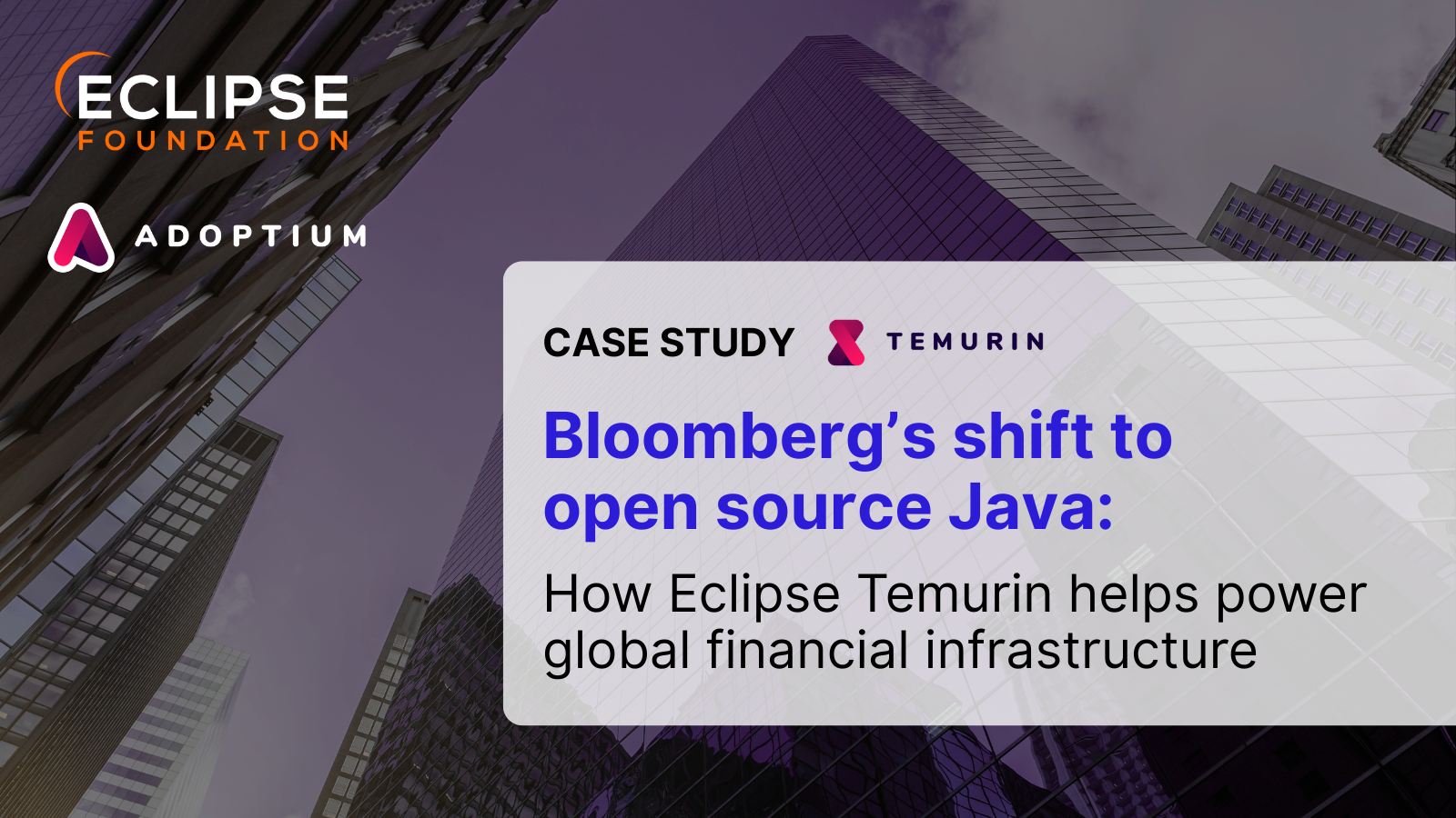 Case Study: Bloomberg’s shift to open source Java